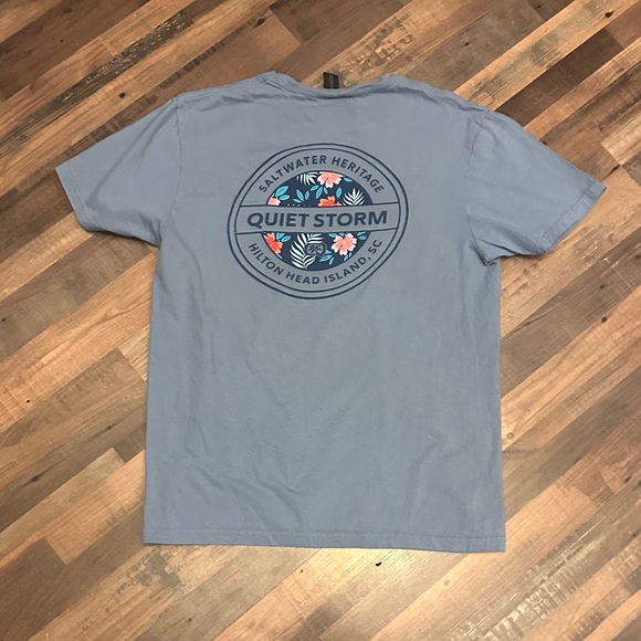 Quiet Storm | Shirts | Mens Quiet Storm Blue Graphic Tshirt | Poshmark